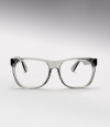 Super Basic Shape Transparent Grey Eyeglasses