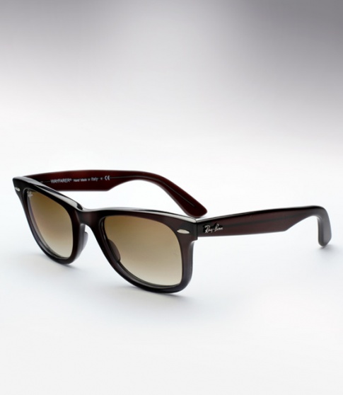 Ray Ban RB 2140 Original Wayfarer sunglasses - Brown Gradient Grey